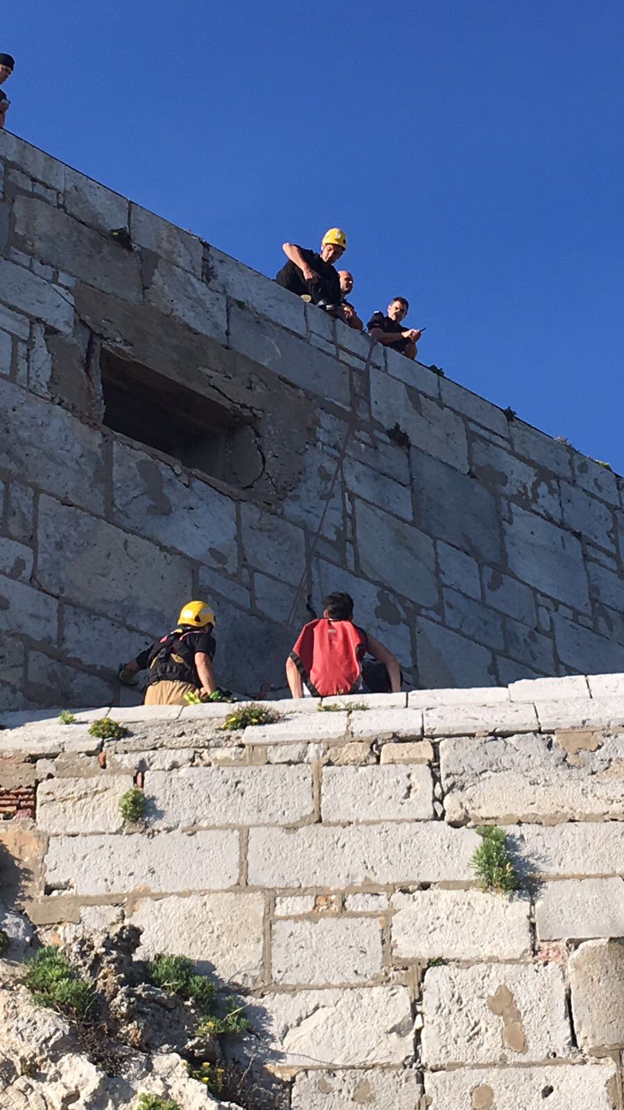 May 17 - Fire And Rescue Service Rescue Boy Climbing At Europa Point ...