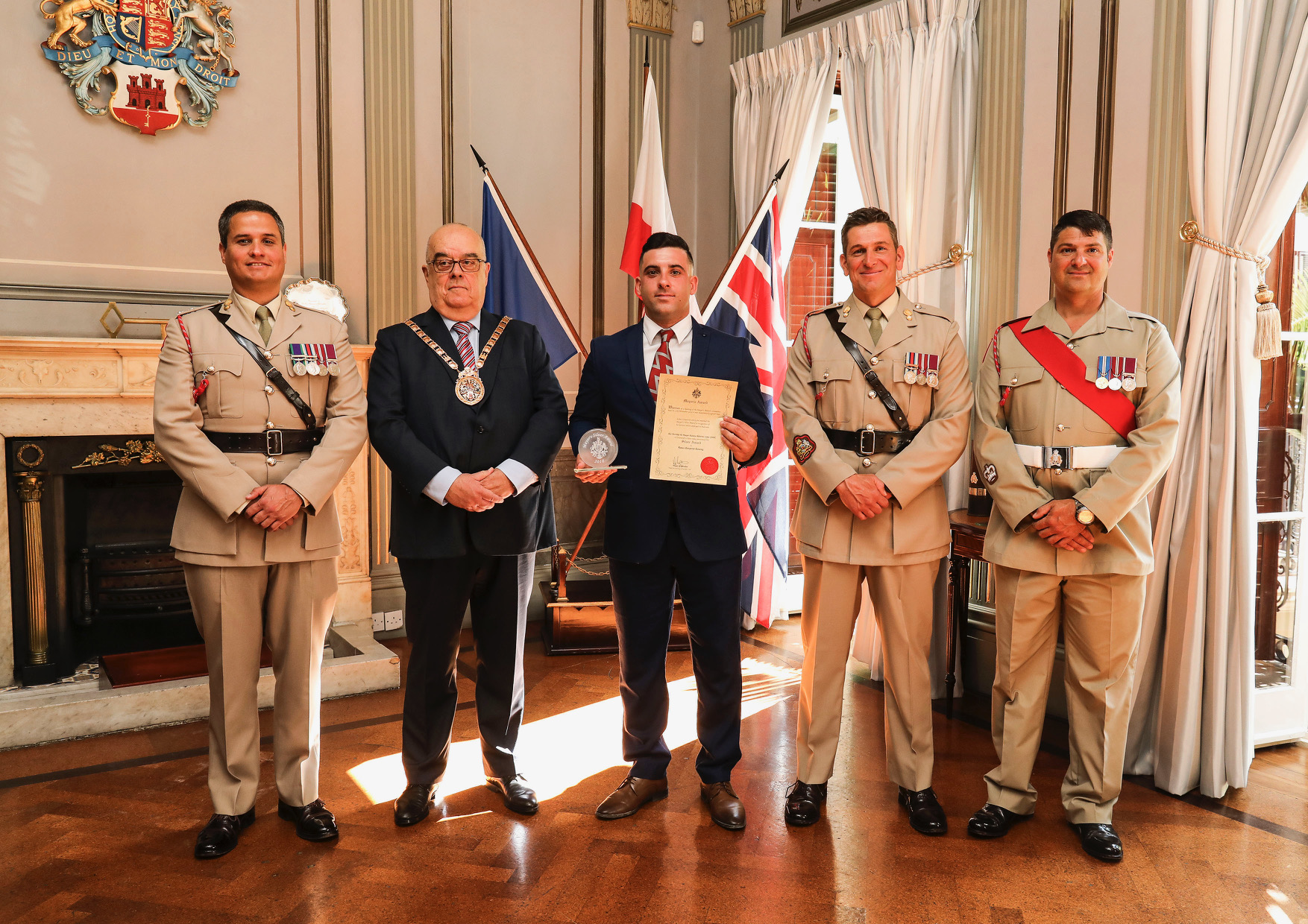 Lance Corporal Liam Conroy Awarded Mayor’s Silver Award For lifesaving ...