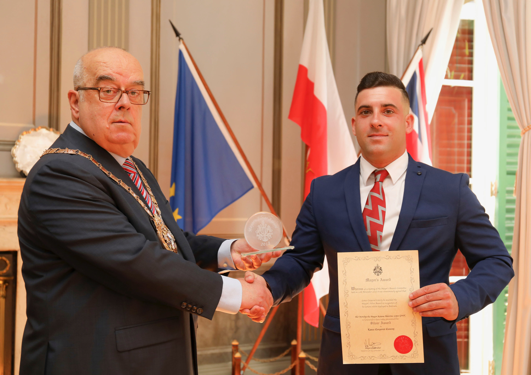 Lance Corporal Liam Conroy Awarded Mayor’s Silver Award For lifesaving ...
