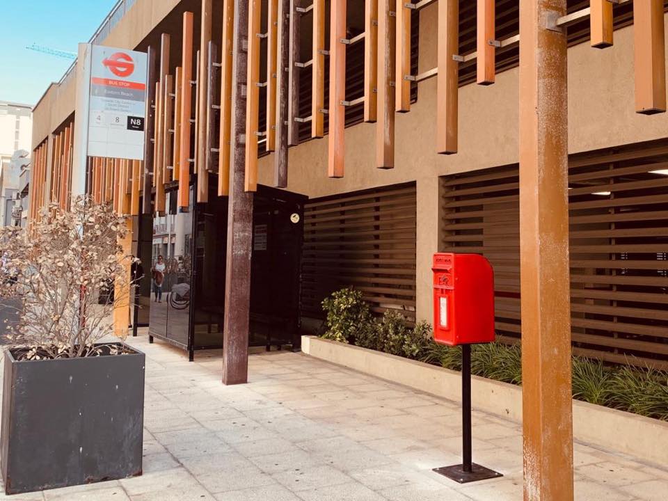New Pillar Box Installed At Beach View Terraces - Your Gibraltar TV (YGTV)
