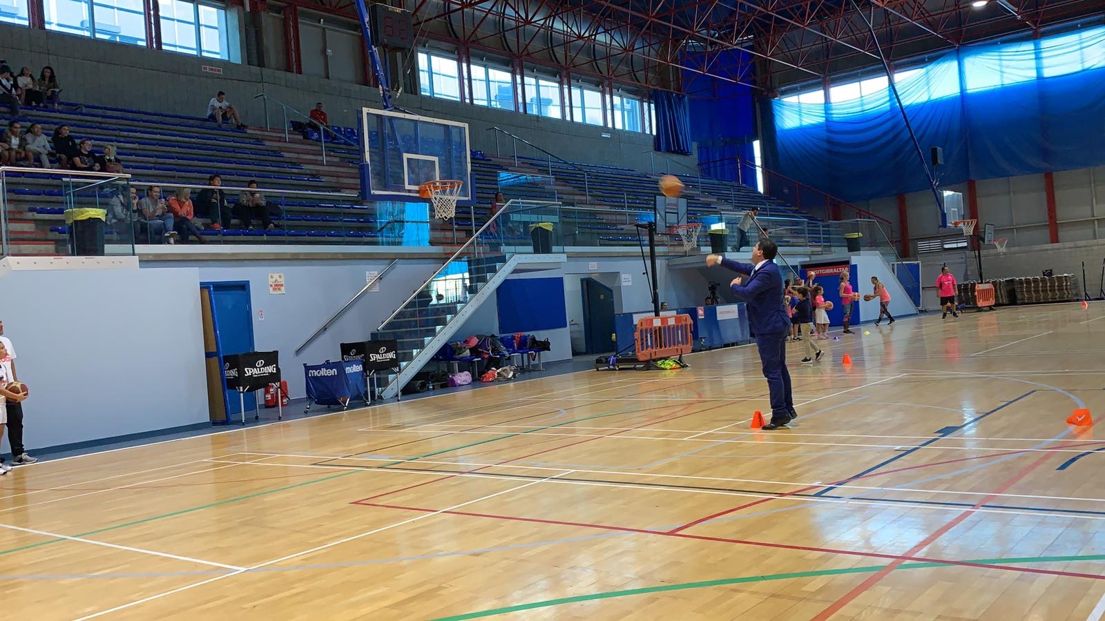 Chief Minster Fabian Picardo Joins Mini Basketball Girls In Raising ...