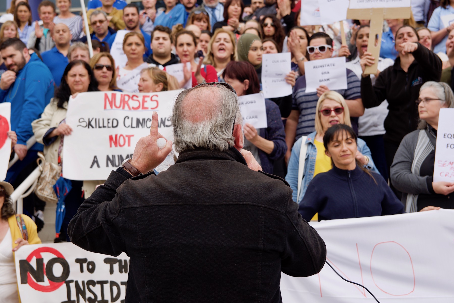 Apr 25 - Health Workers Protest Against “Privatisation Through The Back ...