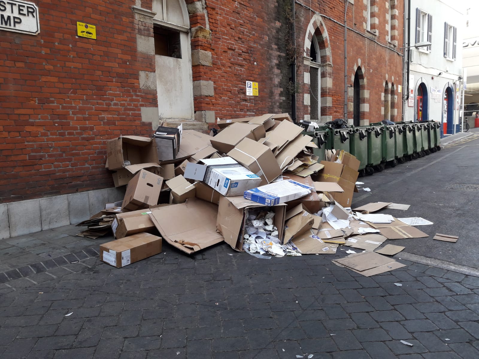 Oct 11 - Beacon Press Meets With Minister To Discuss Cloister Ramp Bins ...