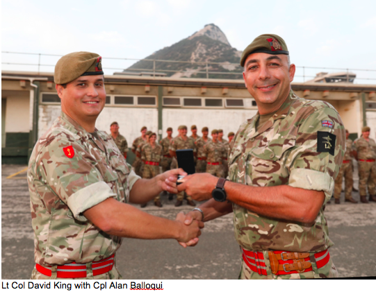 Sep 28 - Five Regiment Members Receive Volunteer Reserve Medal Clasps ...