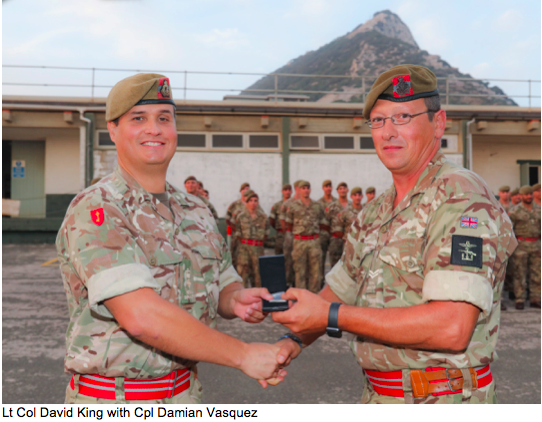 Sep 28 - Five Regiment Members Receive Volunteer Reserve Medal Clasps ...