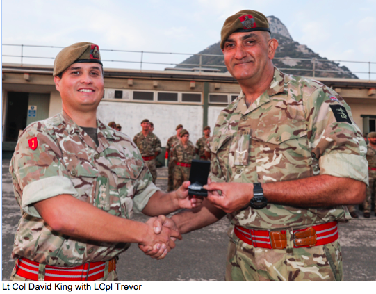 Sep 28 - Five Regiment Members Receive Volunteer Reserve Medal Clasps ...