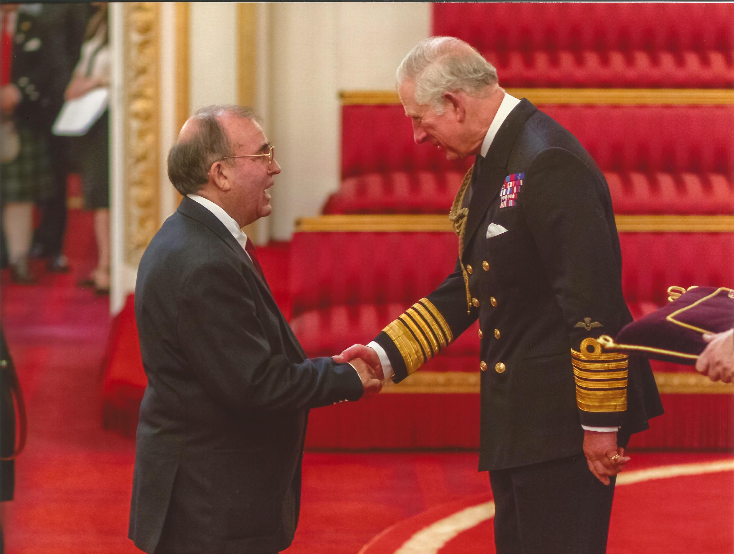 Dec 15 - George Fromow Receives MBE From HRH Prince Charles - Your ...