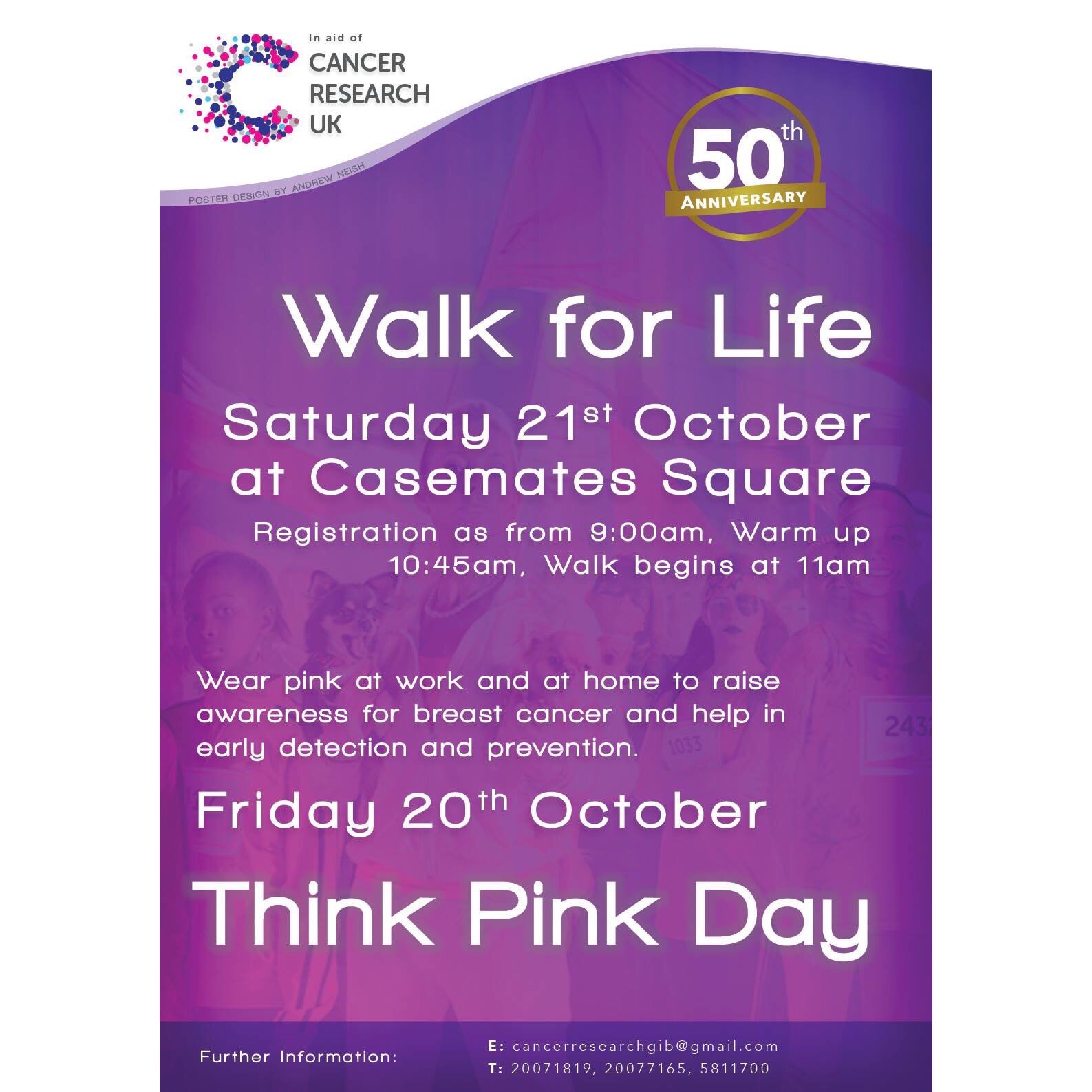 Oct 19 - Think Pink Day And Walk For Life Taking Place This Weekend For ...