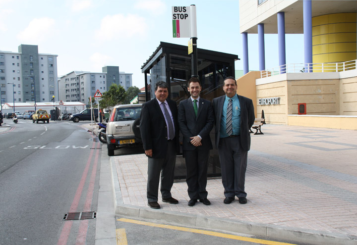 Apr 16 New bus stops and bus shelters installed by the Gibraltar Bus ...