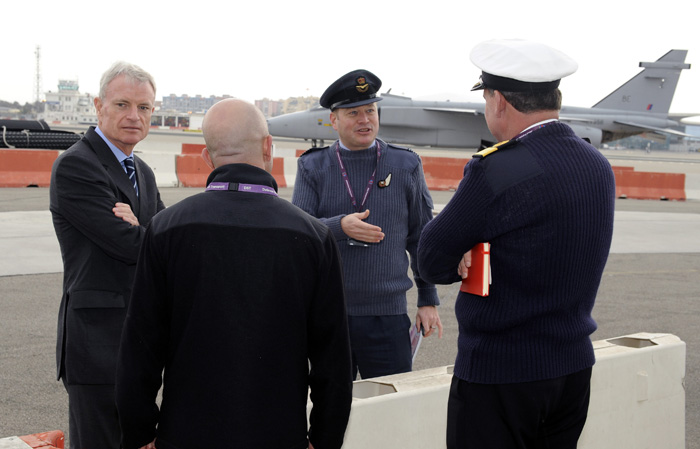 Jan 13 - Governor Visits RAF Gibraltar - Your Gibraltar TV (YGTV)