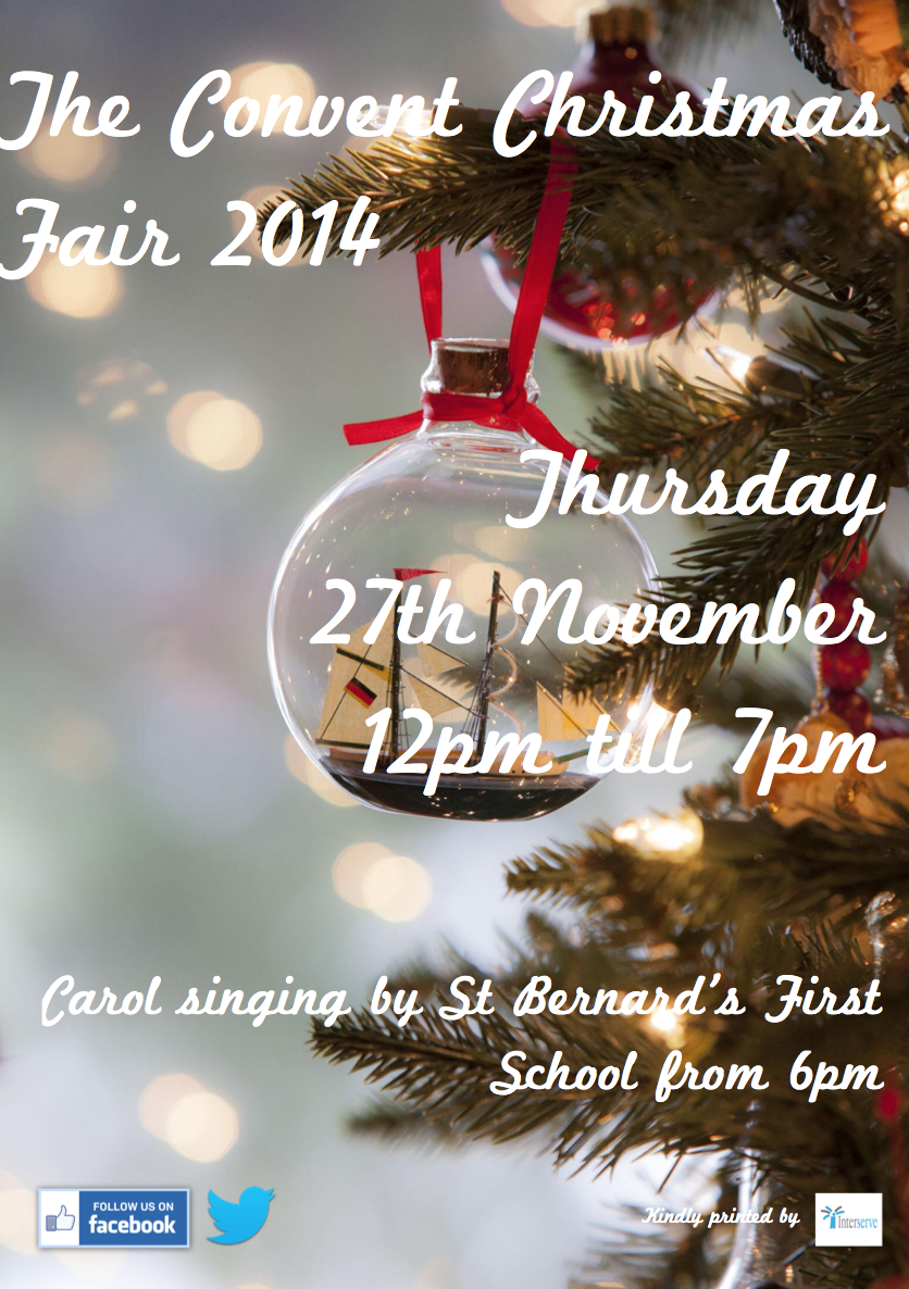 Nov 24 - A Highlight of the Festive Calendar - Convent Christmas Fair ...
