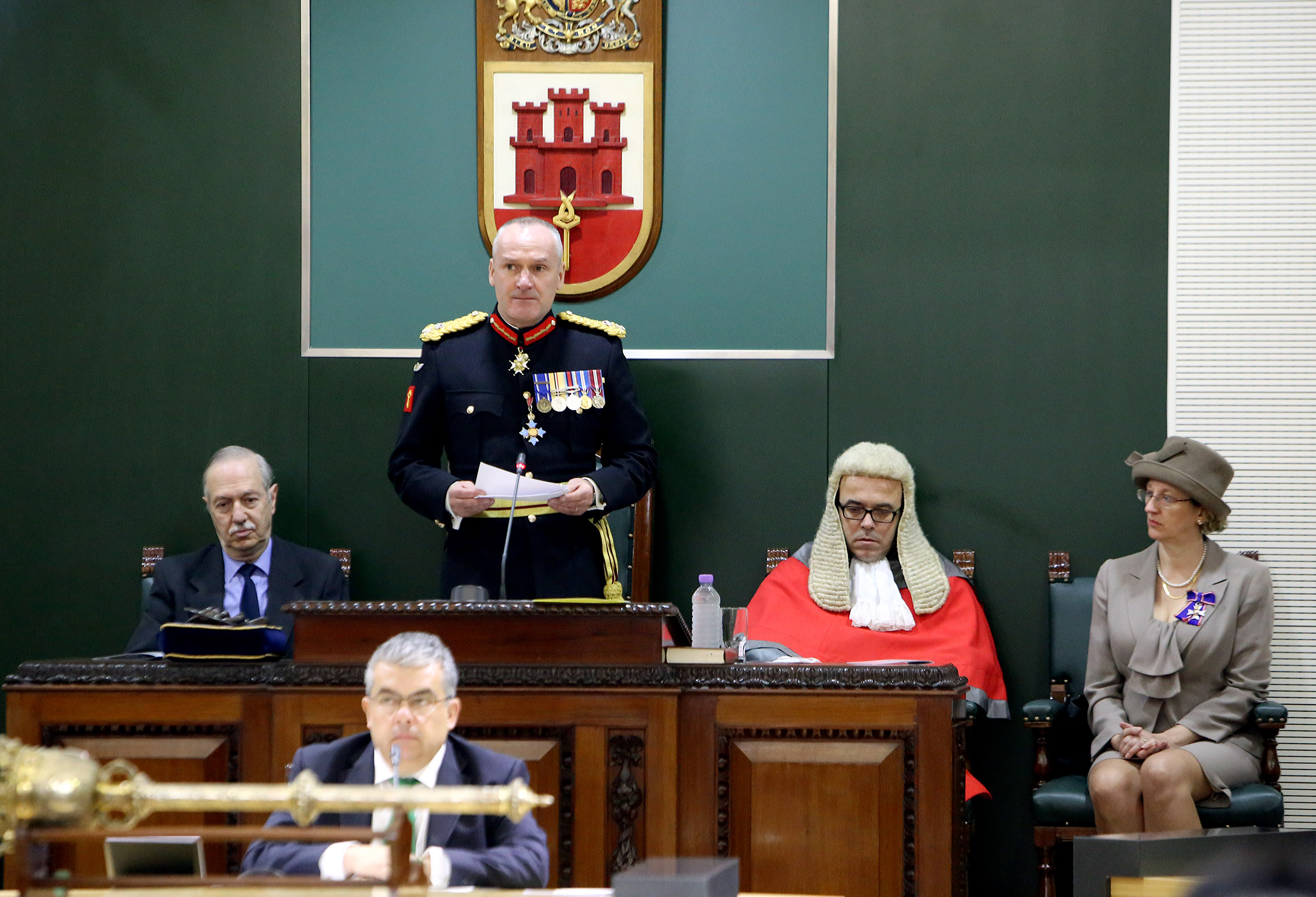 Jan 19 - Warm Welcome For Gibraltar's New Governor Lieutenant General ...