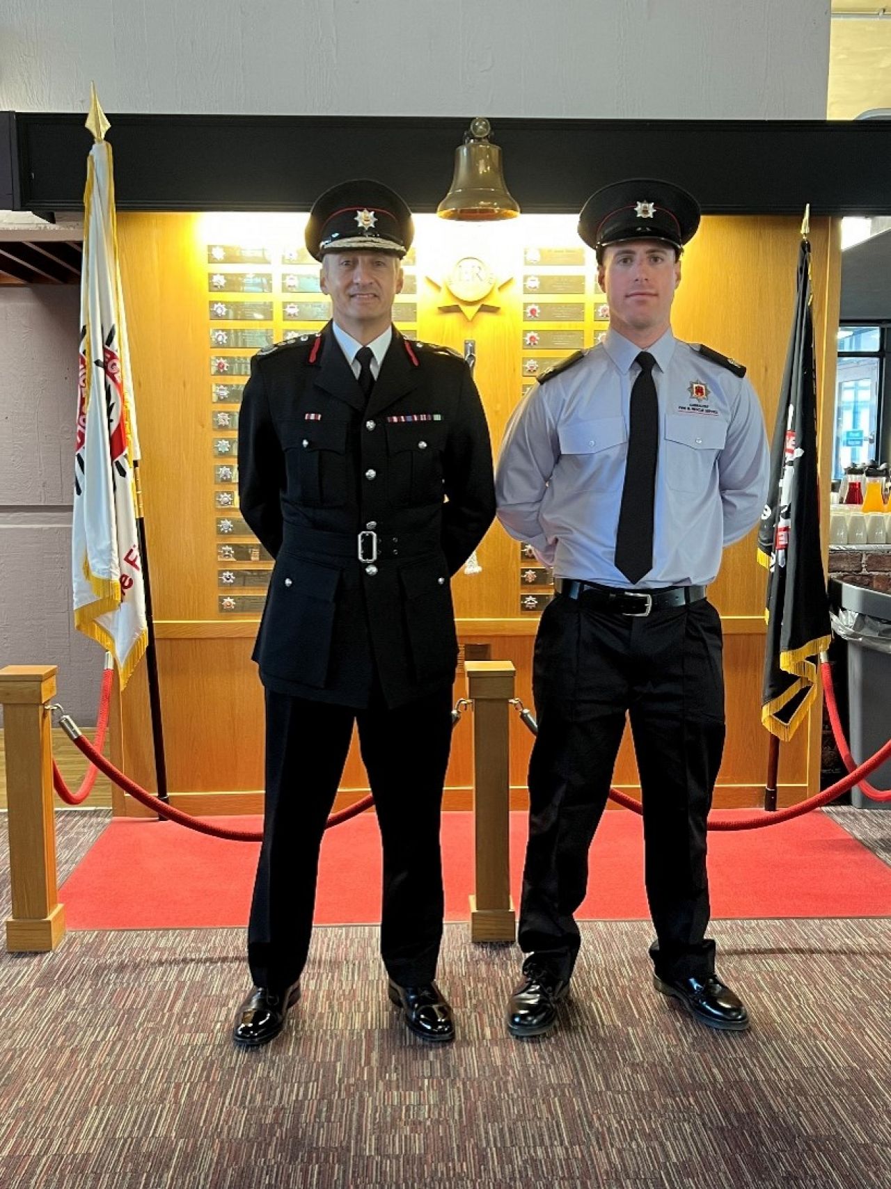 GFRS Welcomes New Fourth-generation Firefighter - Your Gibraltar TV (YGTV)