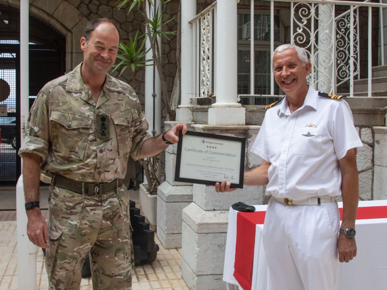 British Forces Gibraltar Says Farewell To Lieutenant Commander Jonathan ...