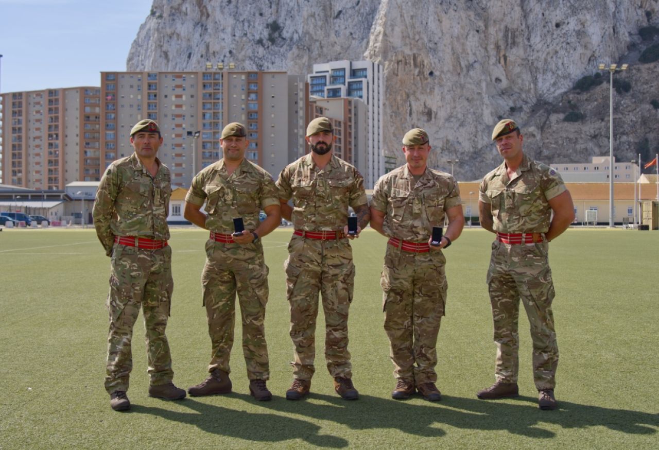 Royal Gibraltar Regiment Soldiers Awarded Long Service and Good Conduct ...