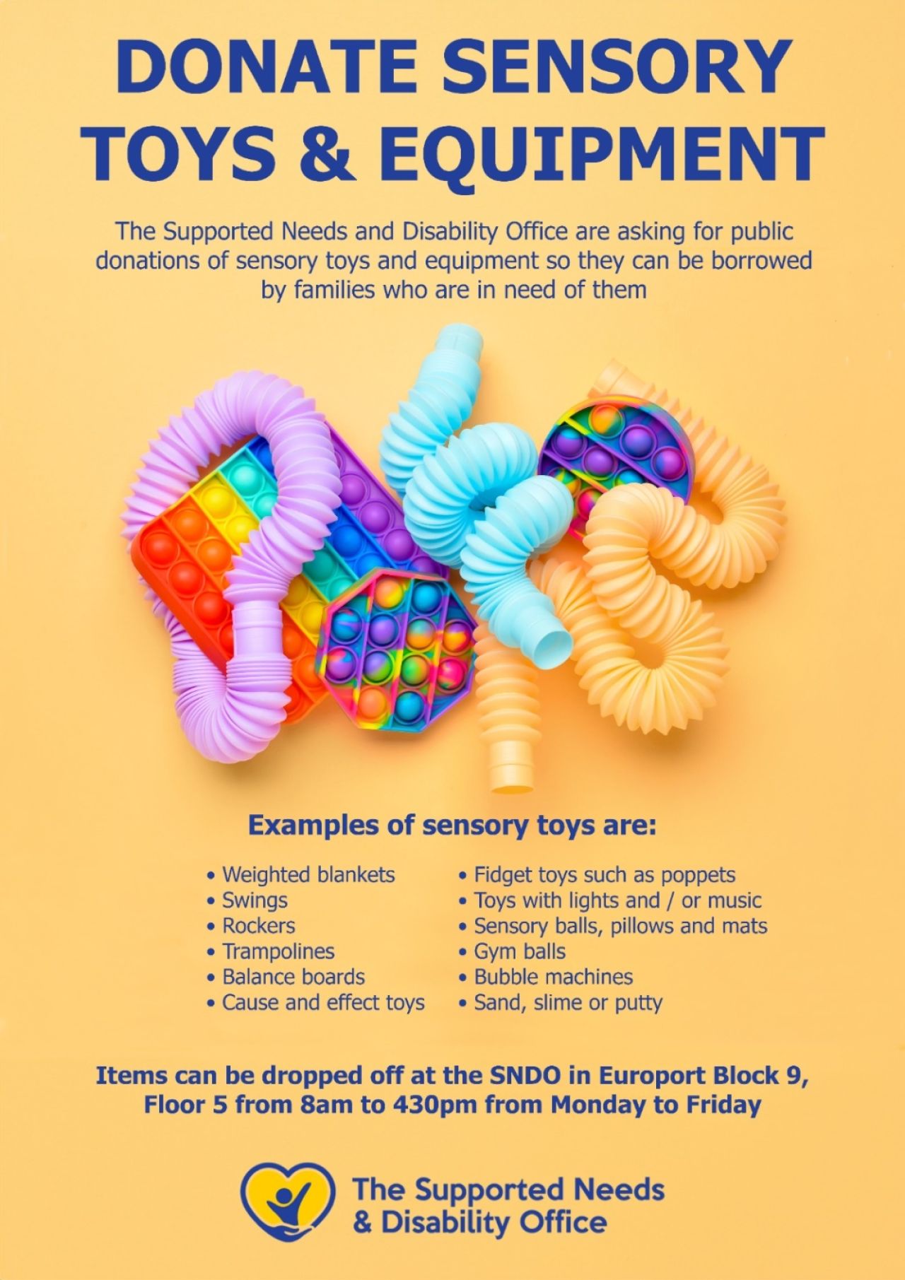 SNDO Call Out For Sensory Resources - Your Gibraltar TV (YGTV)