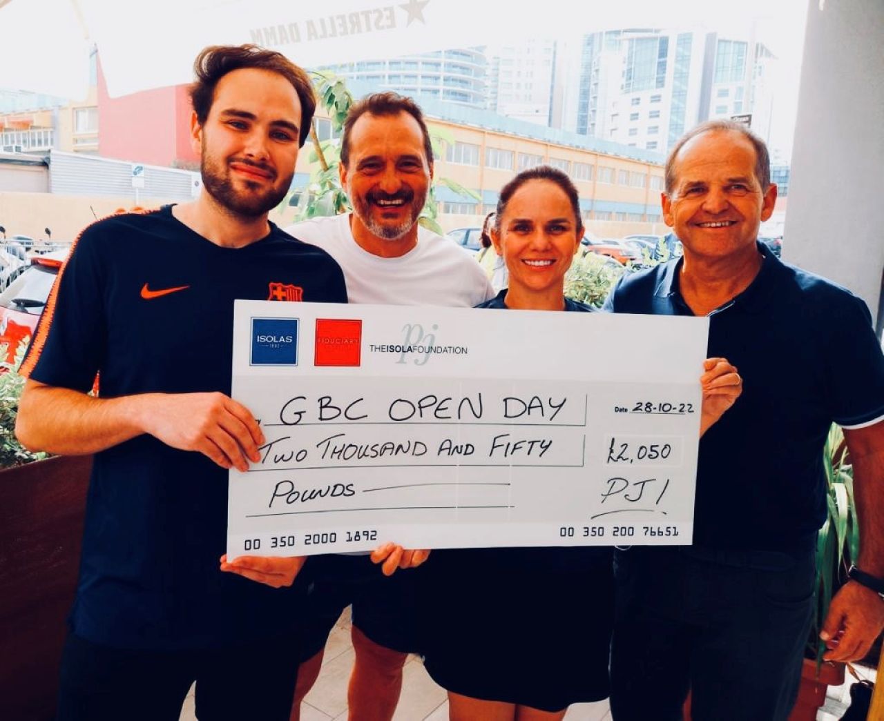 Peter J Isola Foundation Raises Over £2,000 For GBC Open Day - Your ...