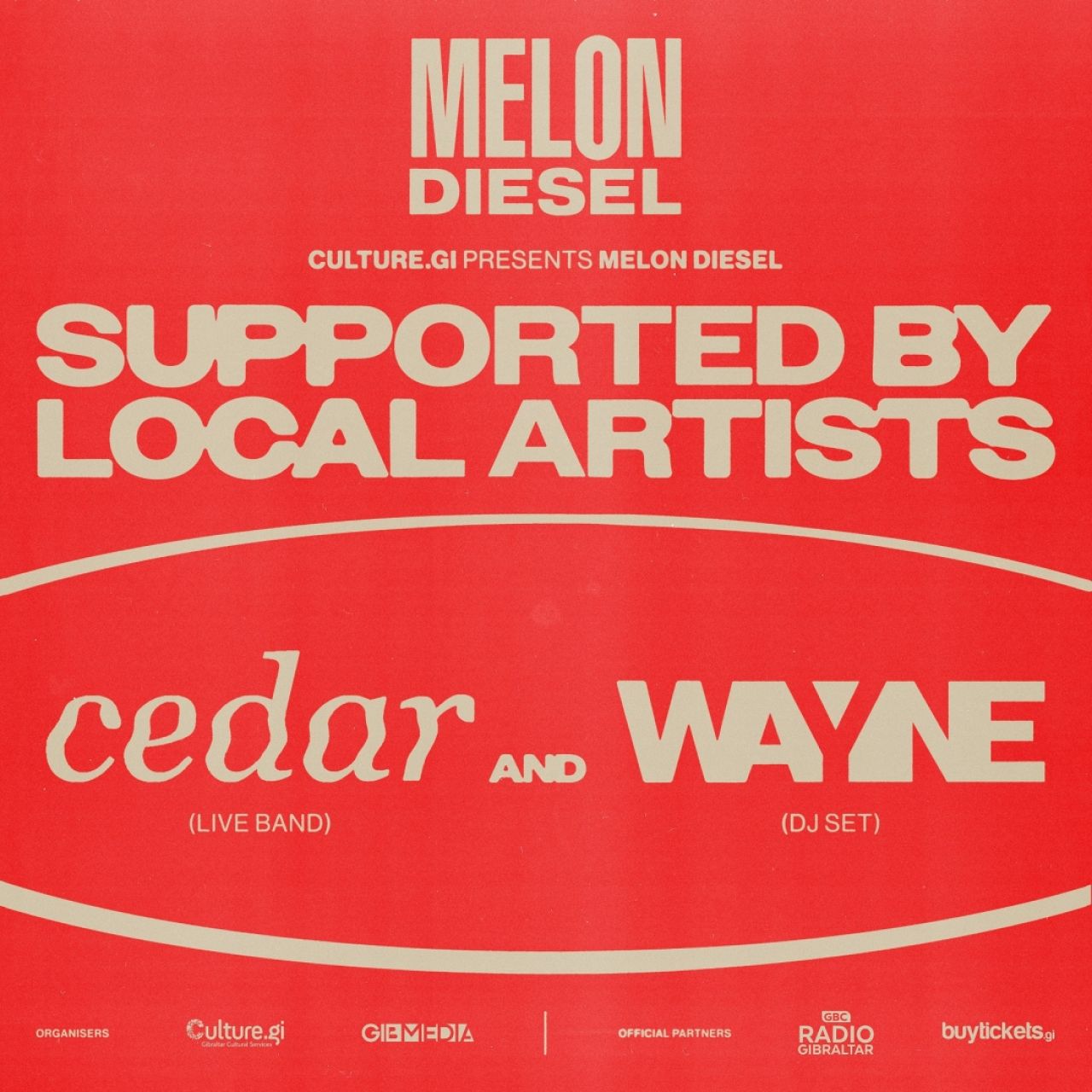 Cedar And DJ Wayne To Support Melon Diesel - Your Gibraltar TV (YGTV)