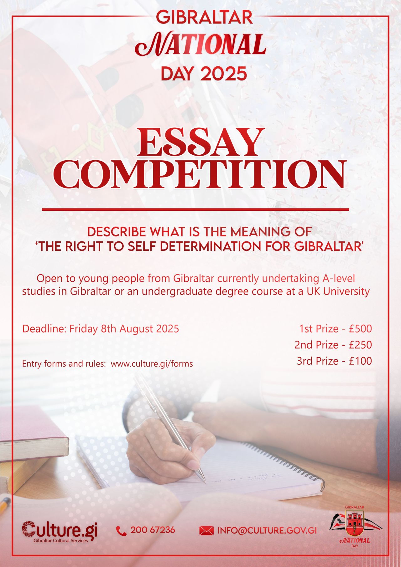 National Day Essay Competition 2025 - Your Gibraltar TV (YGTV)